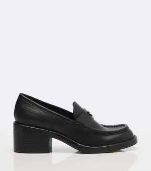 Chloé Dakota Leather Loafer Pumps
