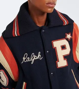 Polo Ralph Lauren Patch-applique Wool-blend Varsity Jacket