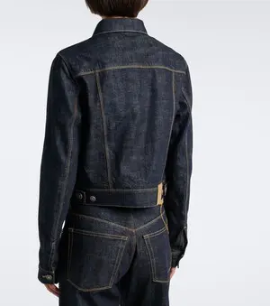 Fendi Cropped Denim Jacket