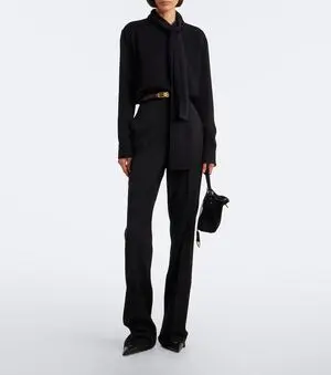 Balenciaga Silk And Wool Blouse