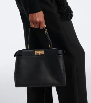 Fendi Peekaboo® Small Leather Tote Bag