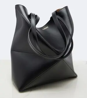 Loewe Puzzle Fold Medium Leather Tote Bag