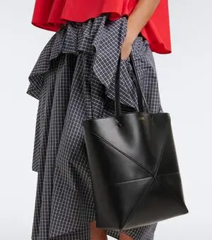 Loewe Puzzle Fold Medium Leather Tote Bag