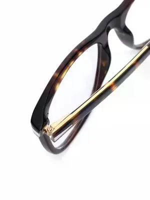 DB EYEWEAR BY DAVID BECKHAM Tortoiseshell Square-frame Glasses