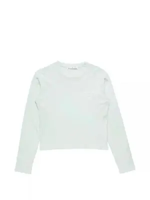 Acne Studios Distressed Logo T-shirt - Blue
