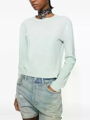 Acne Studios Distressed Logo T-shirt