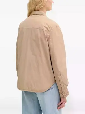 BLAUER. Olivia Logo-patch Button-up Bomber Jacket