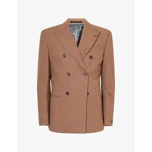 TED BAKER X THE GENTLEMAN Ted Baker X The Gentlemen Puppytooth Wool-blend Blazer