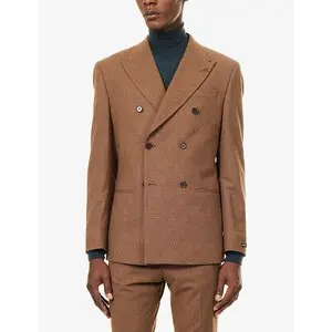 TED BAKER X THE GENTLEMAN Ted Baker X The Gentlemen Puppytooth Wool-blend Blazer