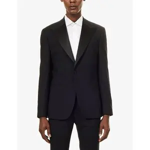 TED BAKER X THE GENTLEMAN Ted Baker X The Gentlemen Slim-fit Single-breasted Wool-blend Blazer