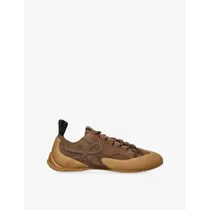 Loewe Grip Suede Trainers - Brown