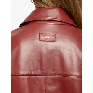 Zadig&Voltaire Lessa Collared Leather Jacket