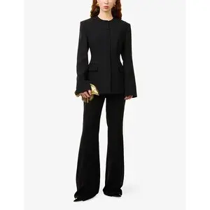 NADINE MERABI Charlotte Wide-leg Woven Trousers