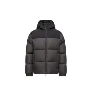 Moncler Oulojoki Hooded Mid-length Down Jacket - Black