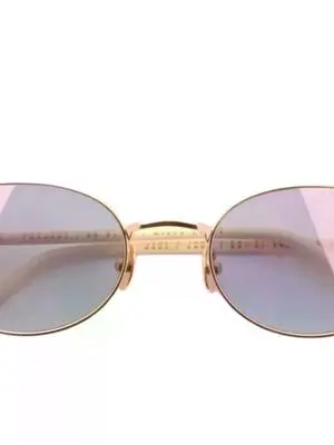GAST Jade Eggshell Oval-frame Sunglasses