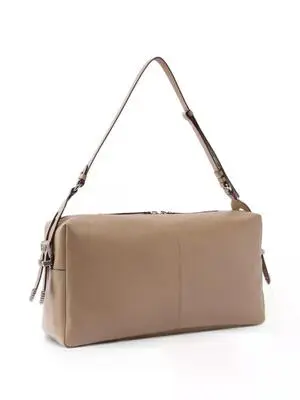 Pinko Buckle-detail Leather Shoulder Bag