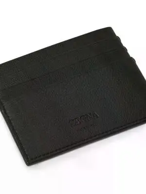 Zegna Dark Olive Green Secondskin Card Case