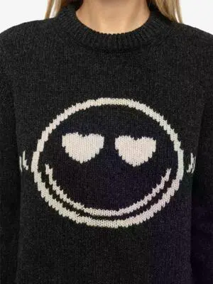 Zadig&Voltaire Intarsia-knit Merino-wool Sweater