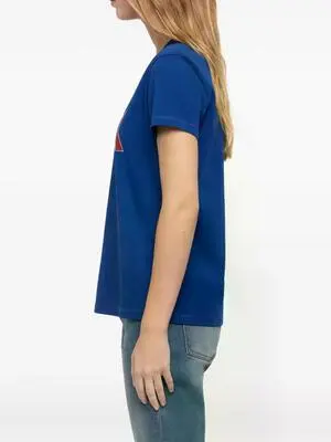 Zadig&Voltaire Mick Strass-embellished T-shirt - Blue