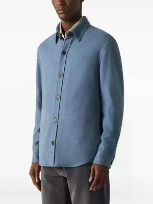 Zegna Light Multimélange Oasi Cashmere Overshirt