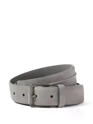 Zegna Mélange Nubuck Belt - Grey