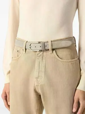 Zegna Nubuck Leather Belt