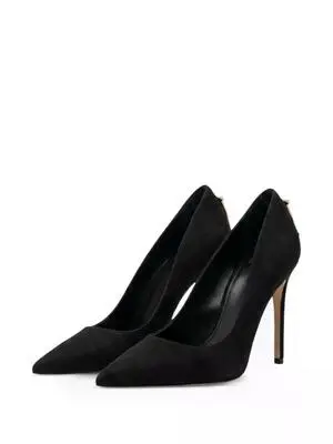 Elisabetta Franchi Suede Pump With Logo Detail