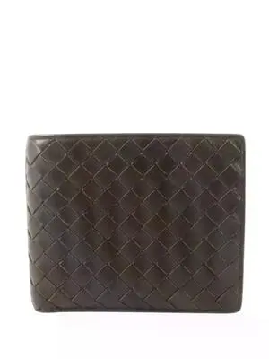 Bottega Veneta Intrecciato Bifold Wallet - Brown