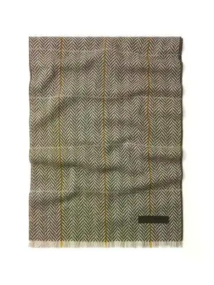 Zegna Light Taupe Oasi Cashmere Scarf - Brown
