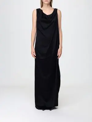 MAISON MARGIELA Draped Off-the-shoulder Mini Tunic With Side Slit
