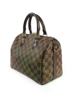 LOUIS VUITTON 25 Speedy Bandouliere Damier Tote Bag