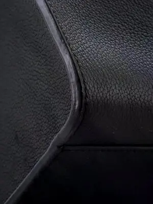 LOUIS VUITTON Lockme Monochrome Leather Mm Tote Bag - Black