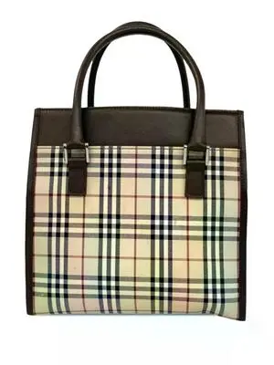 Burberry 2000-2017 House Check Canvas Handbag