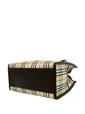 Burberry 2000-2017 House Check Canvas Handbag