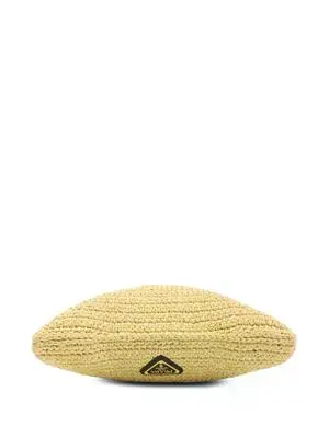 Prada Crochet Raffia Shoulder Bag
