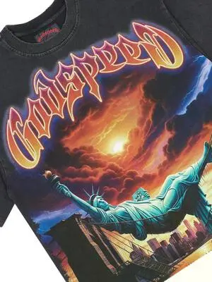 GODSPEED Burnt Bridges Graphic-print T-shirt