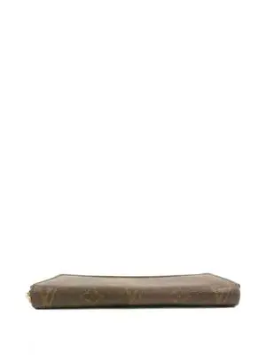 LOUIS VUITTON Monogram Zippy Wallet - Brown