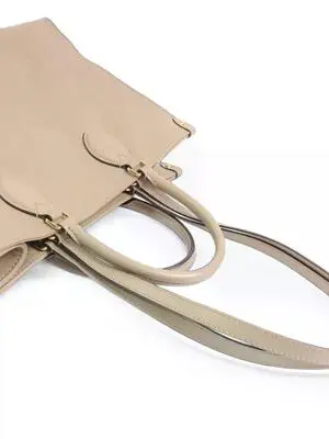 LOUIS VUITTON Mm On The Go Monogram Empreinte Shoulder Bag - Neutrals