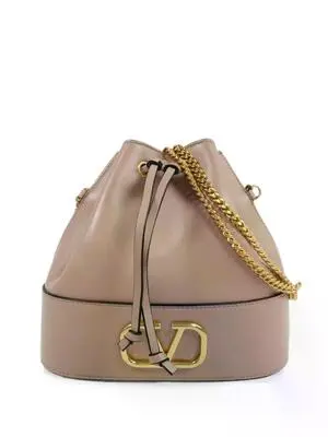 Valentino Garavani Vlogo Signature Bucket Bag - Neutrals