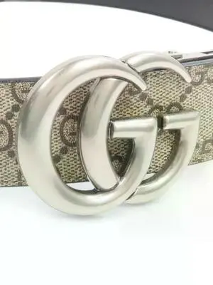 Gucci Gg Supreme Reversible G Buckle Belt