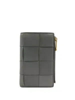 Bottega Veneta Cassette Bi-fold Wallet - Grey