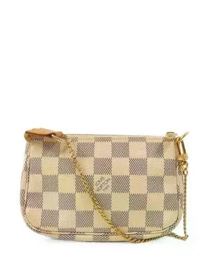 LOUIS VUITTON Mini Damier Azu Pochette Tote Bag - Neutrals