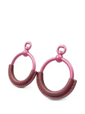 Hermès Loop Earrings - Pink