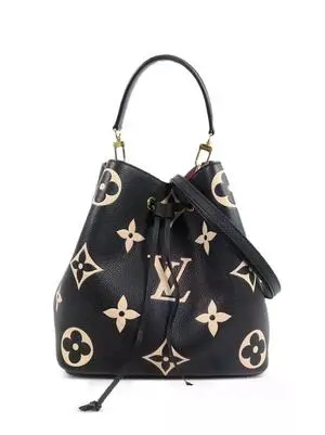 LOUIS VUITTON Neo Noe Mm Monogram Empreinte Shoulder Bag - Black