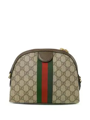 Gucci Ophidia Web Shoulder Bag - Neutrals
