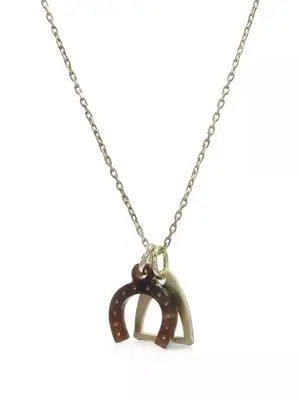 Hermès Amulette Equestre Pendant Necklace - Gold