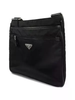Prada Tessuto Saffiano Cross Body Bag