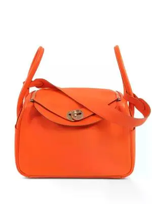 Hermès Lindy Leather Shoulder Bag Red