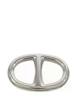 Hermès Chaine D'ancre Scarf Ring - Silver