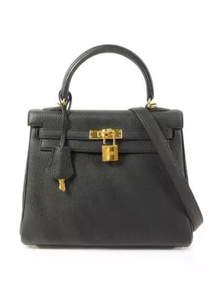 Hermès Kelly 25 Togo Tote Bag - Black